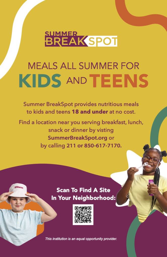 Spread the Word! – Summer BreakSpot Food Service Program